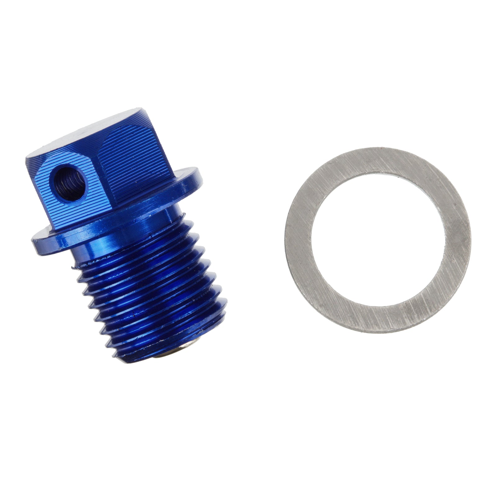 Whites Magnetic Sump Plug M14 x 14 x 1.5 - Blue – First Class Motorcycles